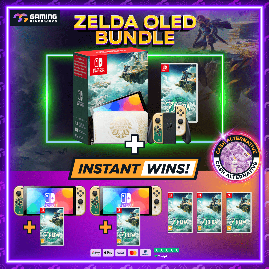 Zelda OLED & GAME + 5 instant wins #2 - Gaming Giveaways