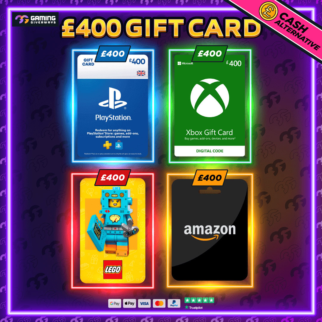 You Choose £400 Gift Card or £400 Cash Alt #21 - Gaming Giveaways