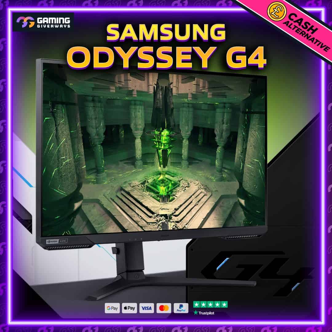 SAMSUNG ODYSSEY G4 27 Inch 240 Hz FULL HD GAMING MONITOR #1 - Gaming Giveaways
