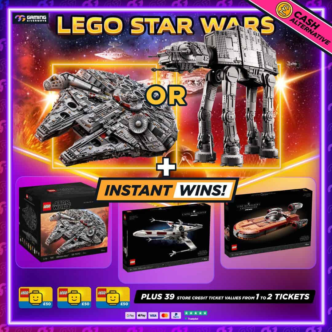 Star Wars UCS Set (£550 Cash Alt) + 45 Instant Wins #1 - Gaming Giveaways