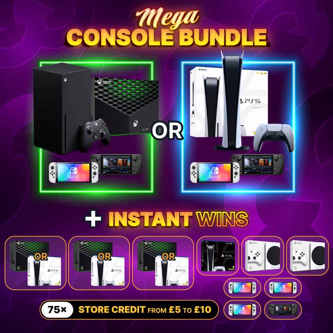 MEGA Console Bundle + 85 instant wins (cash alts on every prize) #5 ...