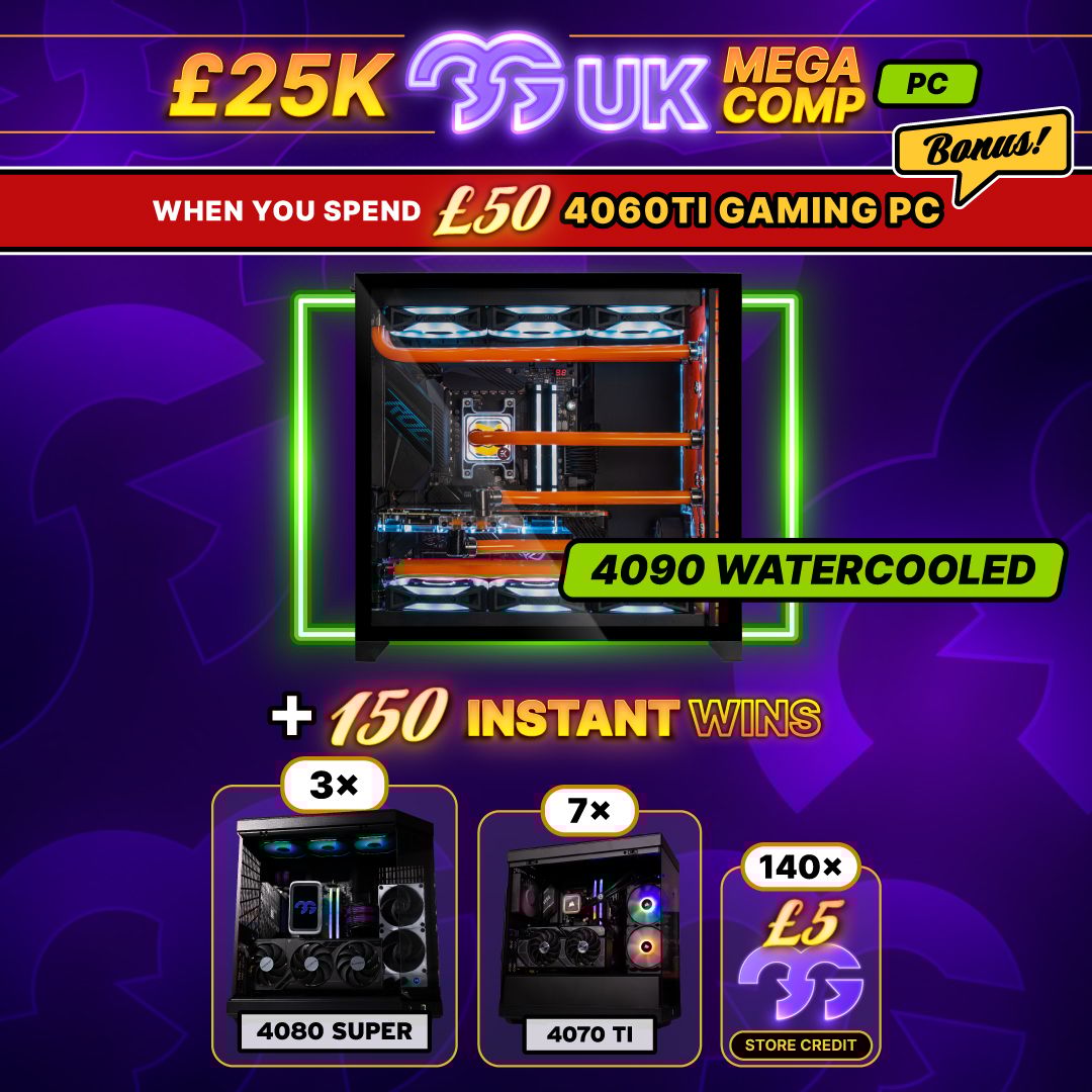 *AUTO DRAW* £25K MEGA PC Comp + Over 150 Instant Wins #1 - Gaming Giveaways