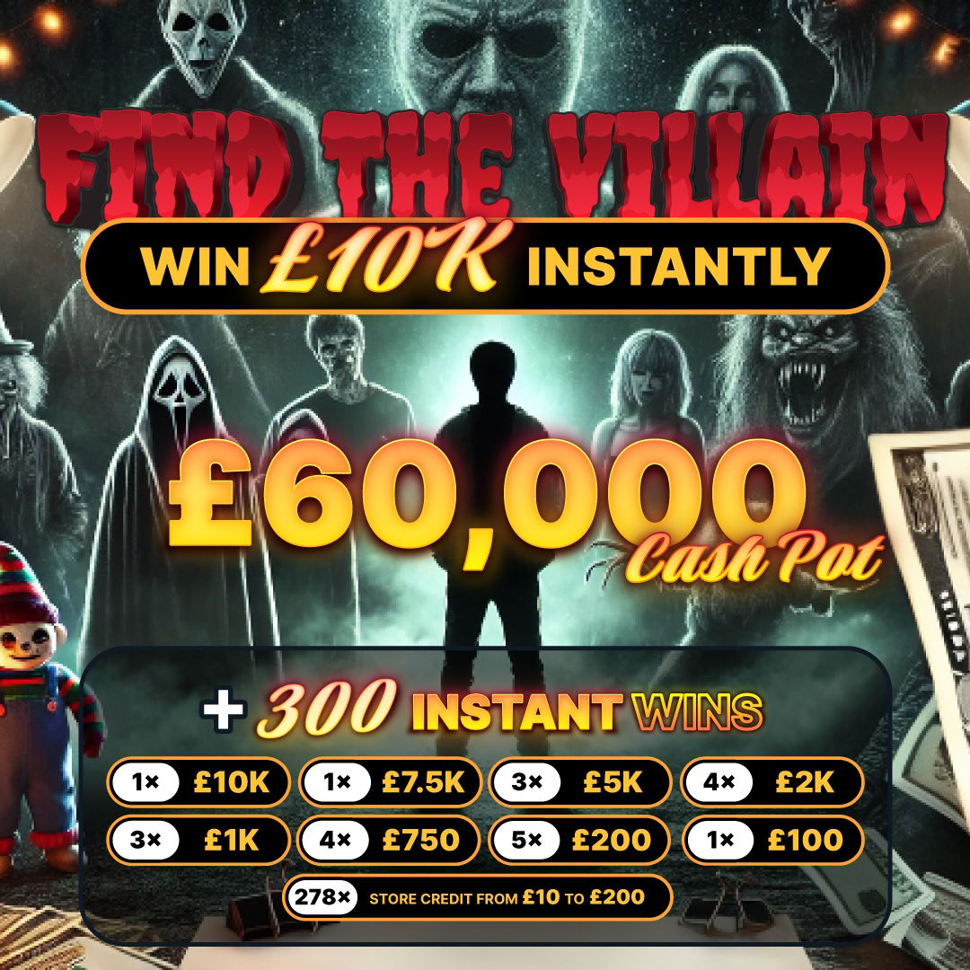 *AUTO DRAW* Find The Villain - Win £10k Instantly + 300 Instant Wins #1 ...