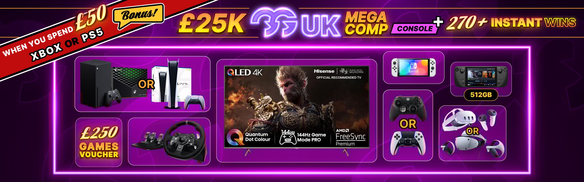 Home - Gaming Giveaways | Win Fantastic Tech & Gaming Prizes