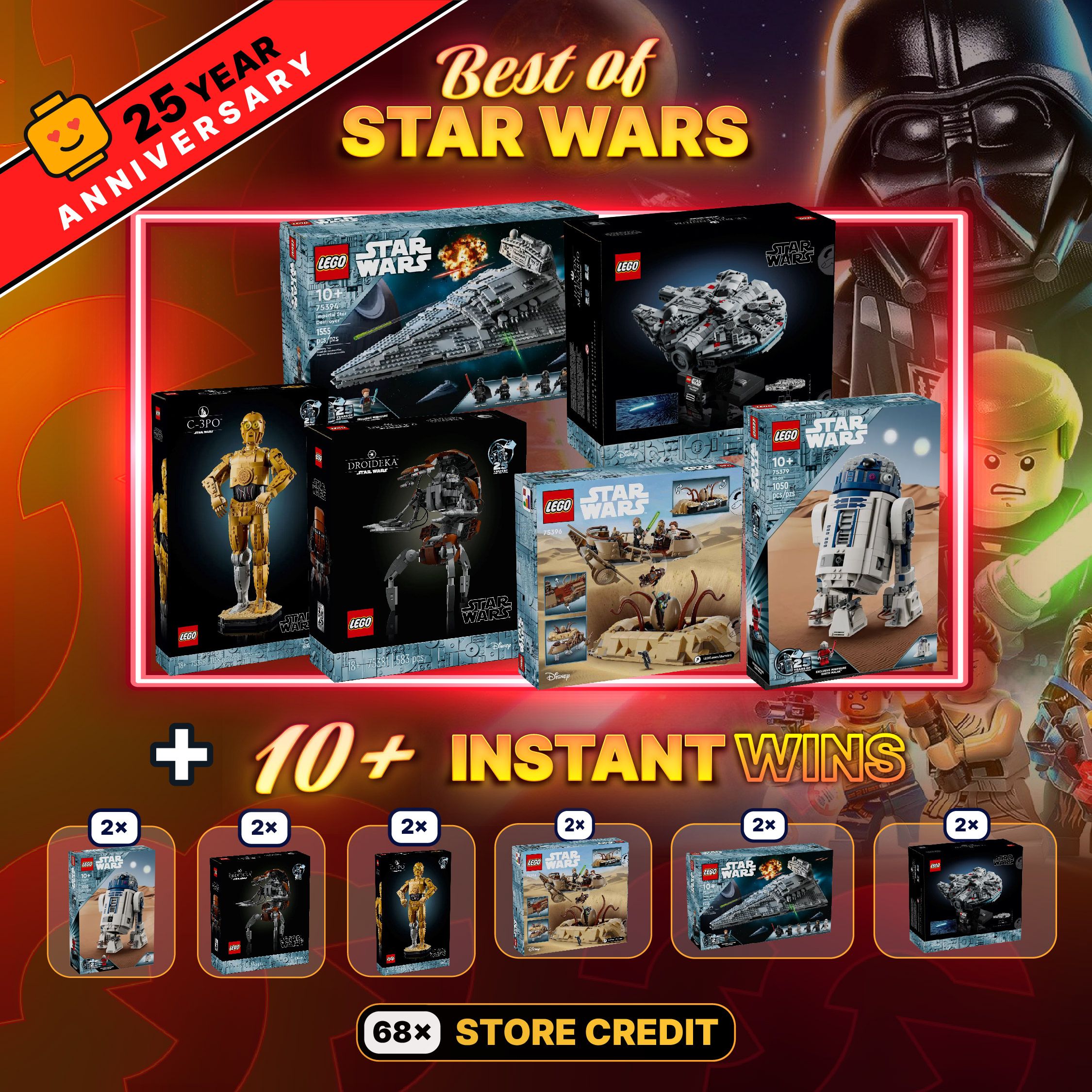 *AUTO DRAW* The Best of 25th Star Wars LEGO + 80 Instant Wins #4 ...