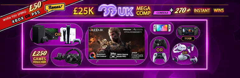 Home - Gaming Giveaways | Win Fantastic Tech & Gaming Prizes