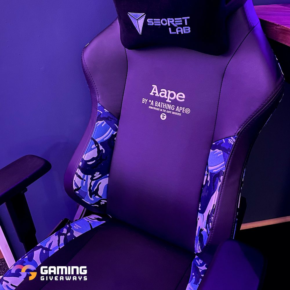 Secret Lab Bathing Ape Limited Edition Gaming Chair Giveaway - Gaming ...