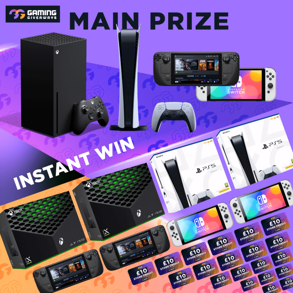 Home - Gaming Giveaways | Win Fantastic Tech & Gaming Prizes