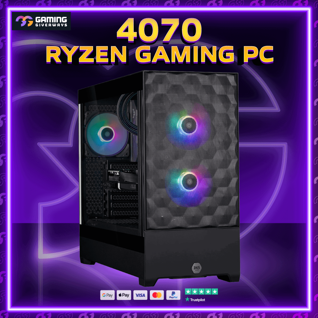 Ryzen 7600X 4070 Gaming PC #1 - Gaming Giveaways