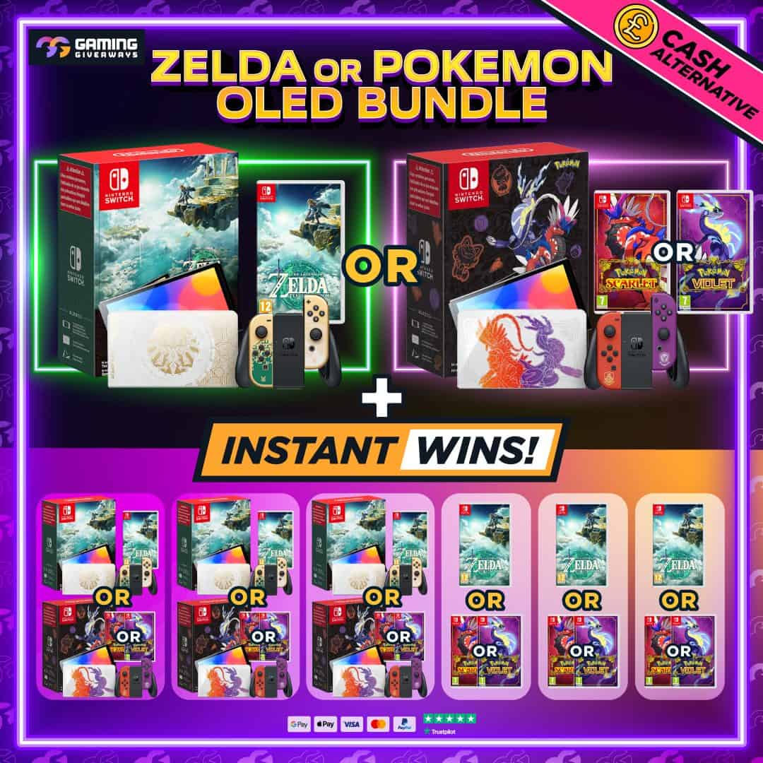 Zelda OR Pokémon OLED & GAME + 6 instant wins #3 - Gaming Giveaways