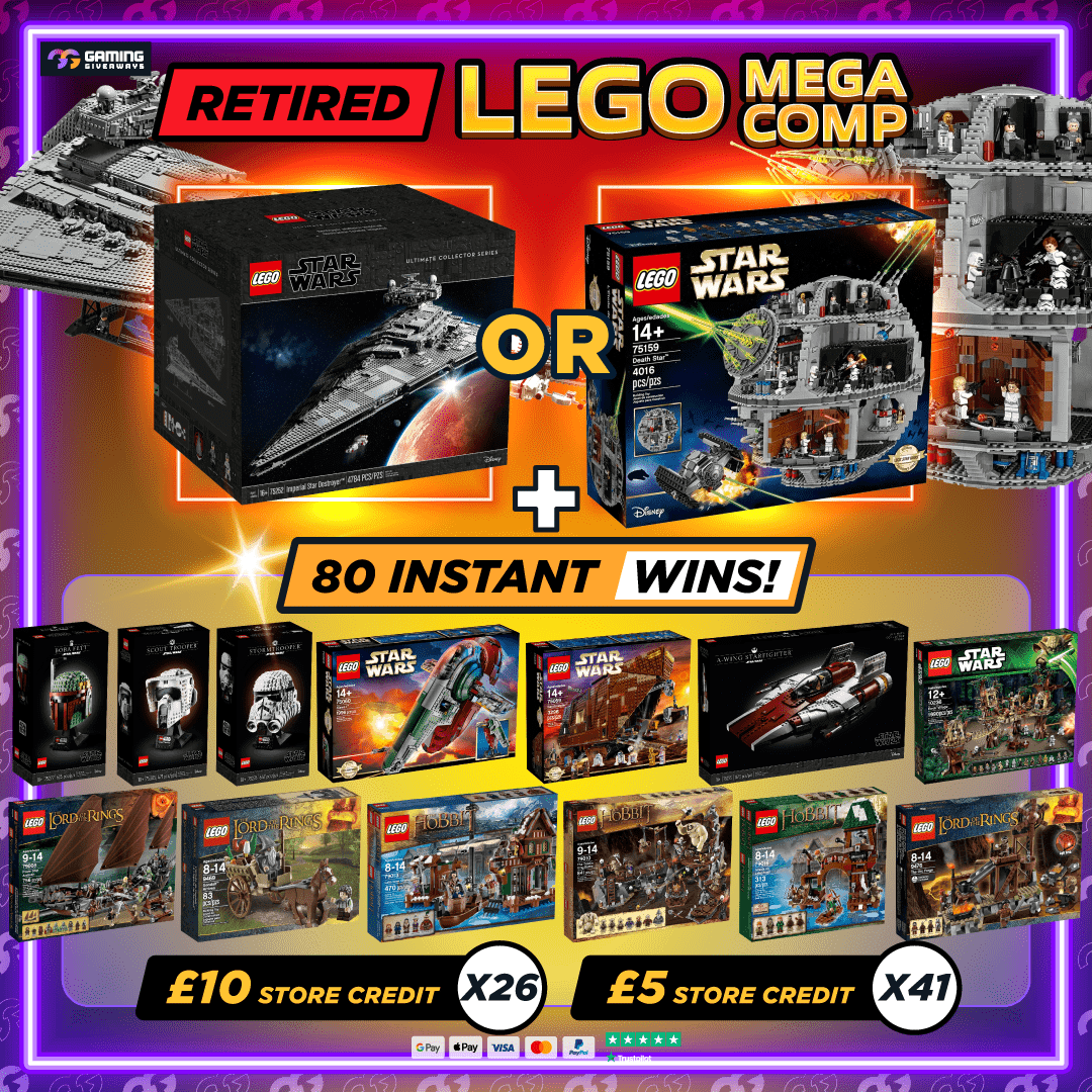 Retired LEGO Comp + 80 instant wins #1 - Gaming Giveaways