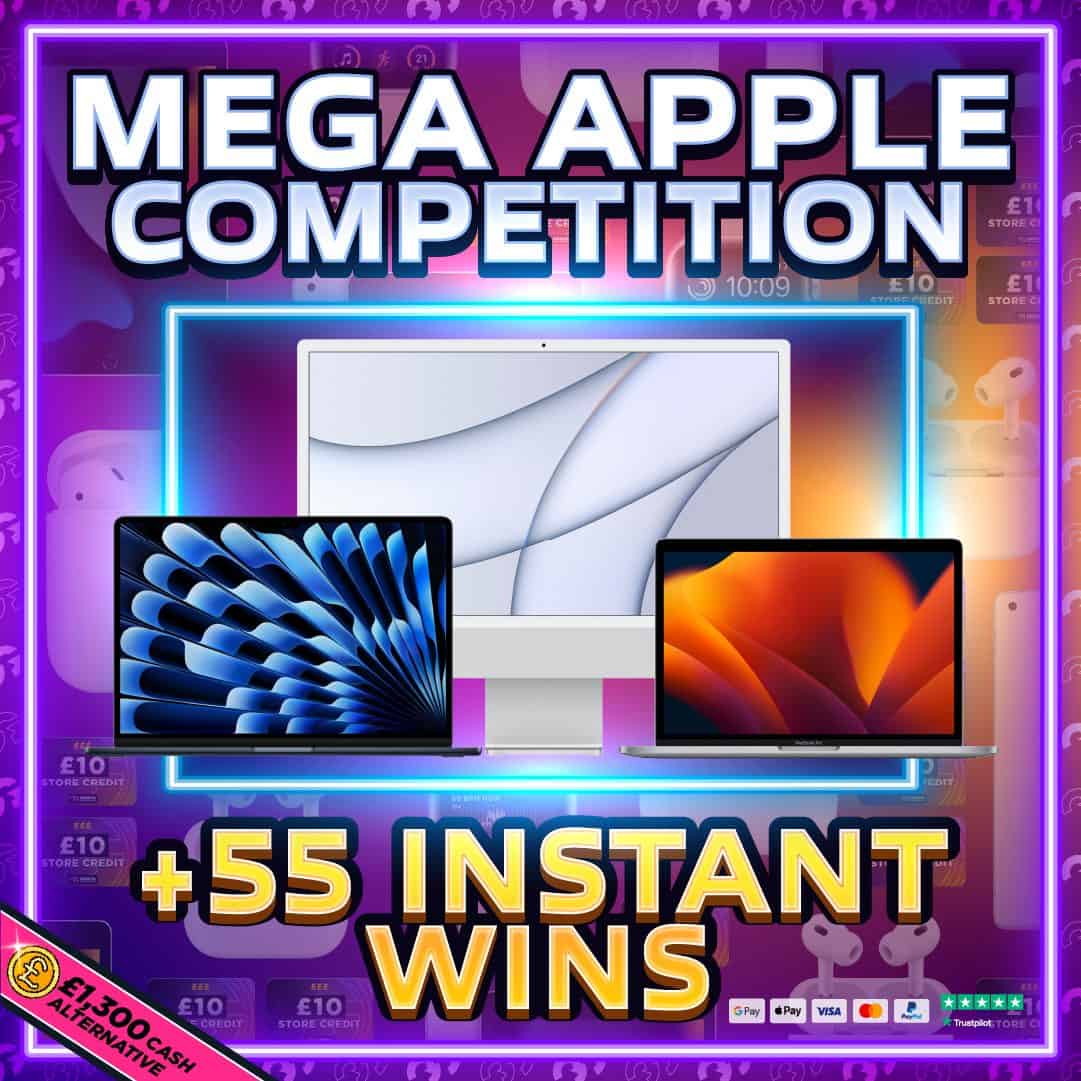 MEGA Apple Comp + 55 instant Wins (cash alts on every prize) #5 ...