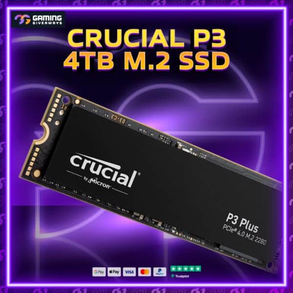 Crucial P3 Plus 4TB SSD #10 - Gaming Giveaways