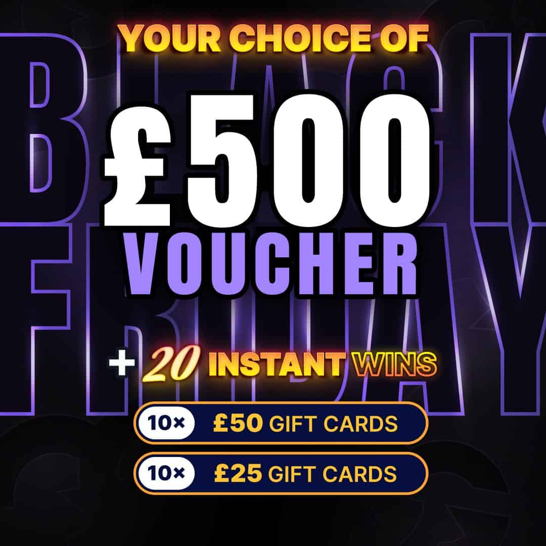 £500 Voucher of Your Choice + 20 Instant Wins - Gaming Giveaways