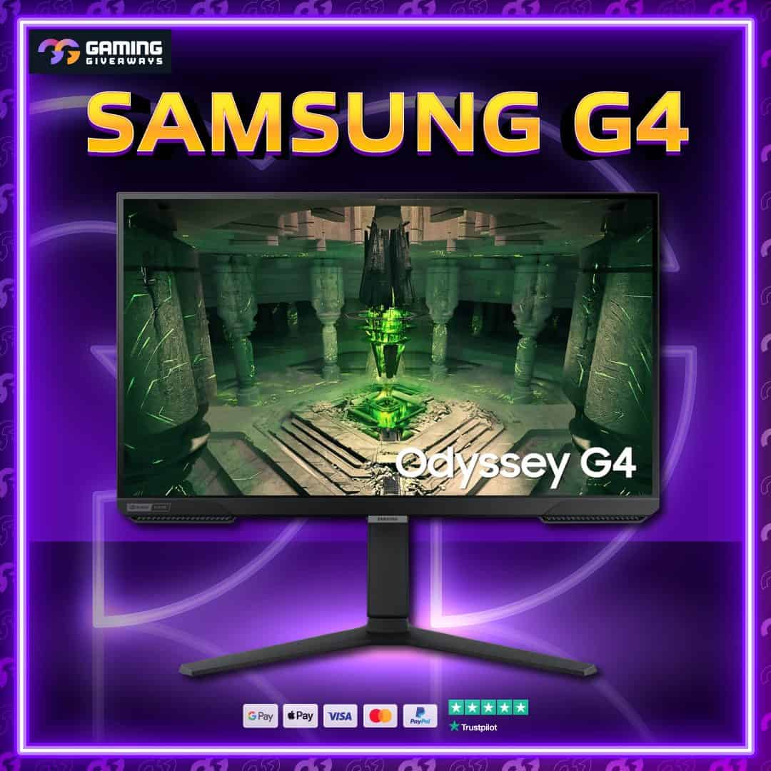 Samsung 27" Odyssey G4 FHD Flat Gaming Monitor - Gaming Giveaways