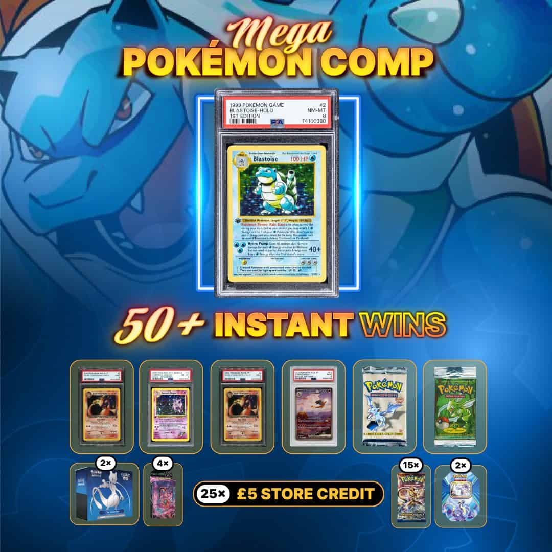 Pokémon PSA 8 Blastoise 2/102 Base Set 1999 Pokémon Card + 50 Instant ...