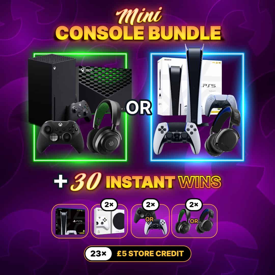 Mini Console Bundle + 30 Instant Wins - Gaming Giveaways