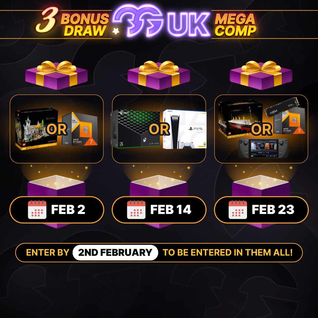 Gaming Giveaways £20k MEGA Comp + 100 Instant Wins - Gaming Giveaways