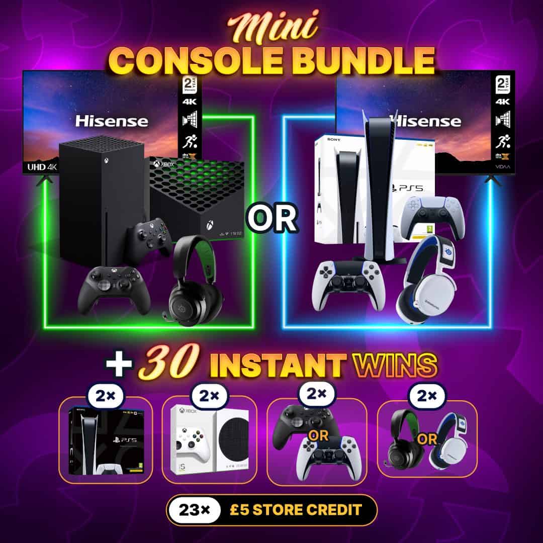 £1,200 Console Bundle + 30 Instant Wins #7 - Gaming Giveaways