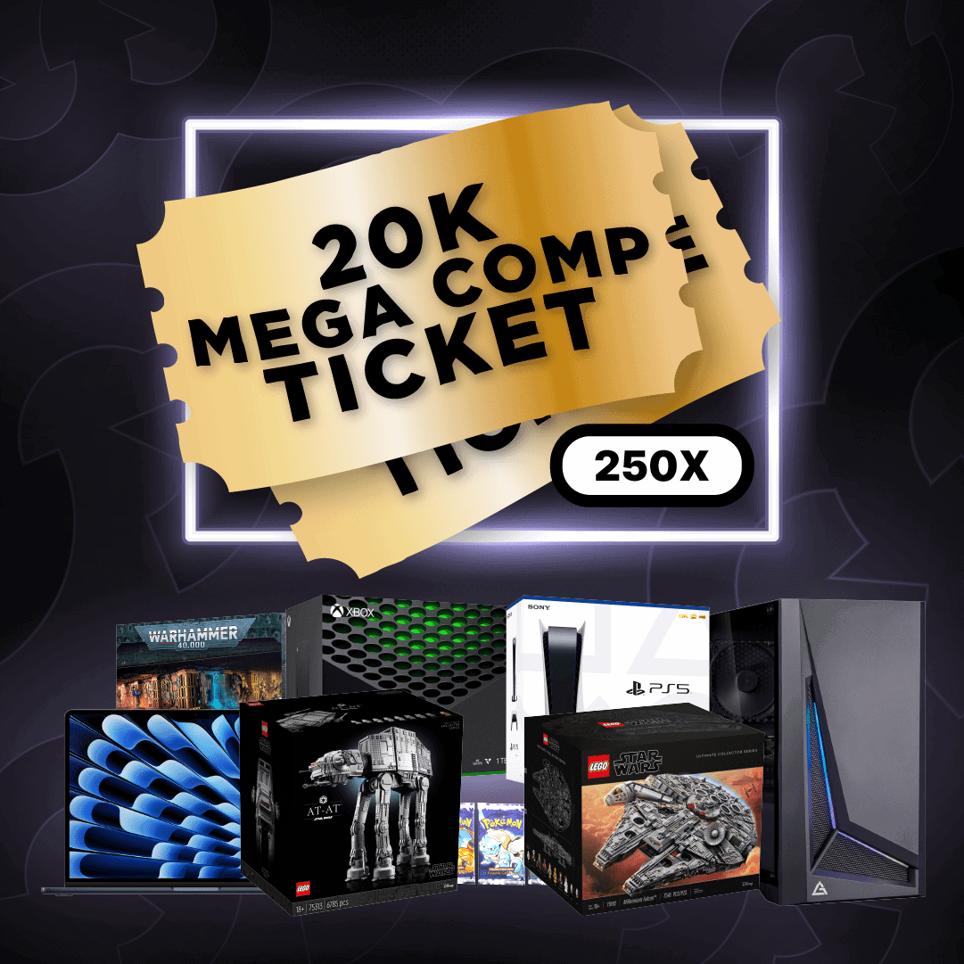 *AUTO DRAW* 250 Tickets To The £20k Gaming Giveaways Mega Comp - Gaming Giveaways