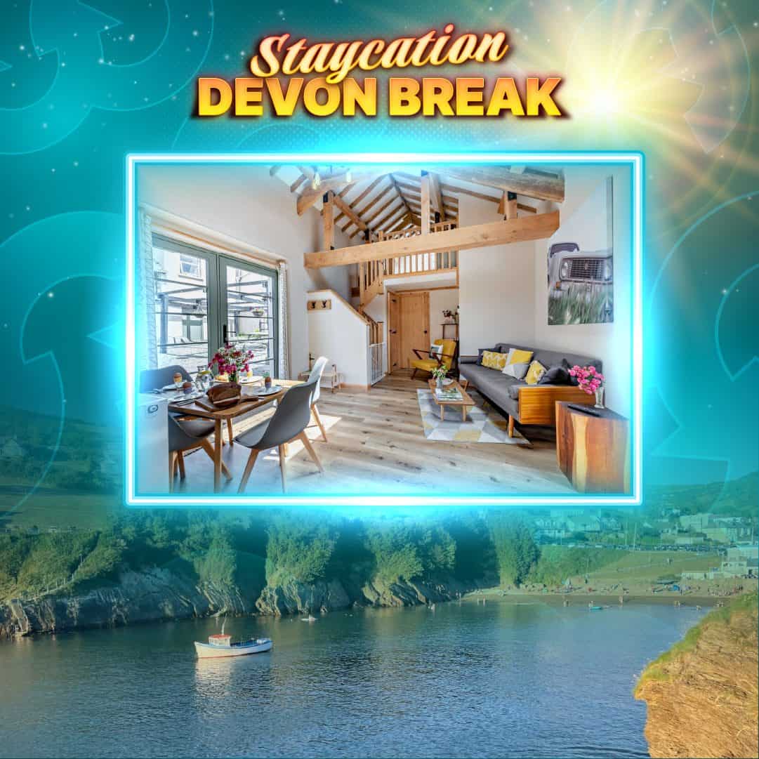 Devon Staycation For 4 People! (Cash Alt Available) - Gaming Giveaways