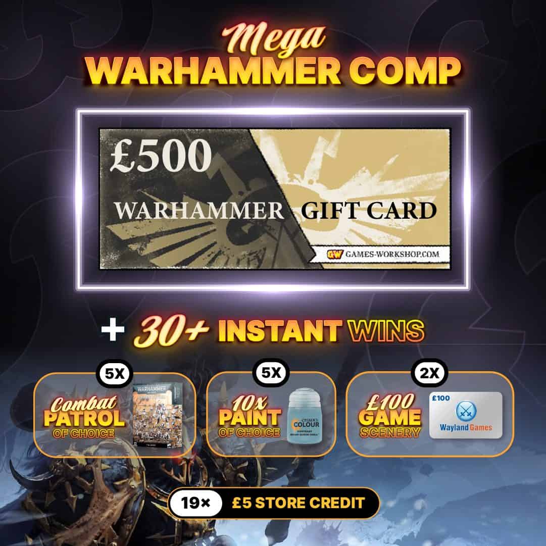 MEGA Warhammer Comp + Over 30 Instant Wins #7 - Gaming Giveaways