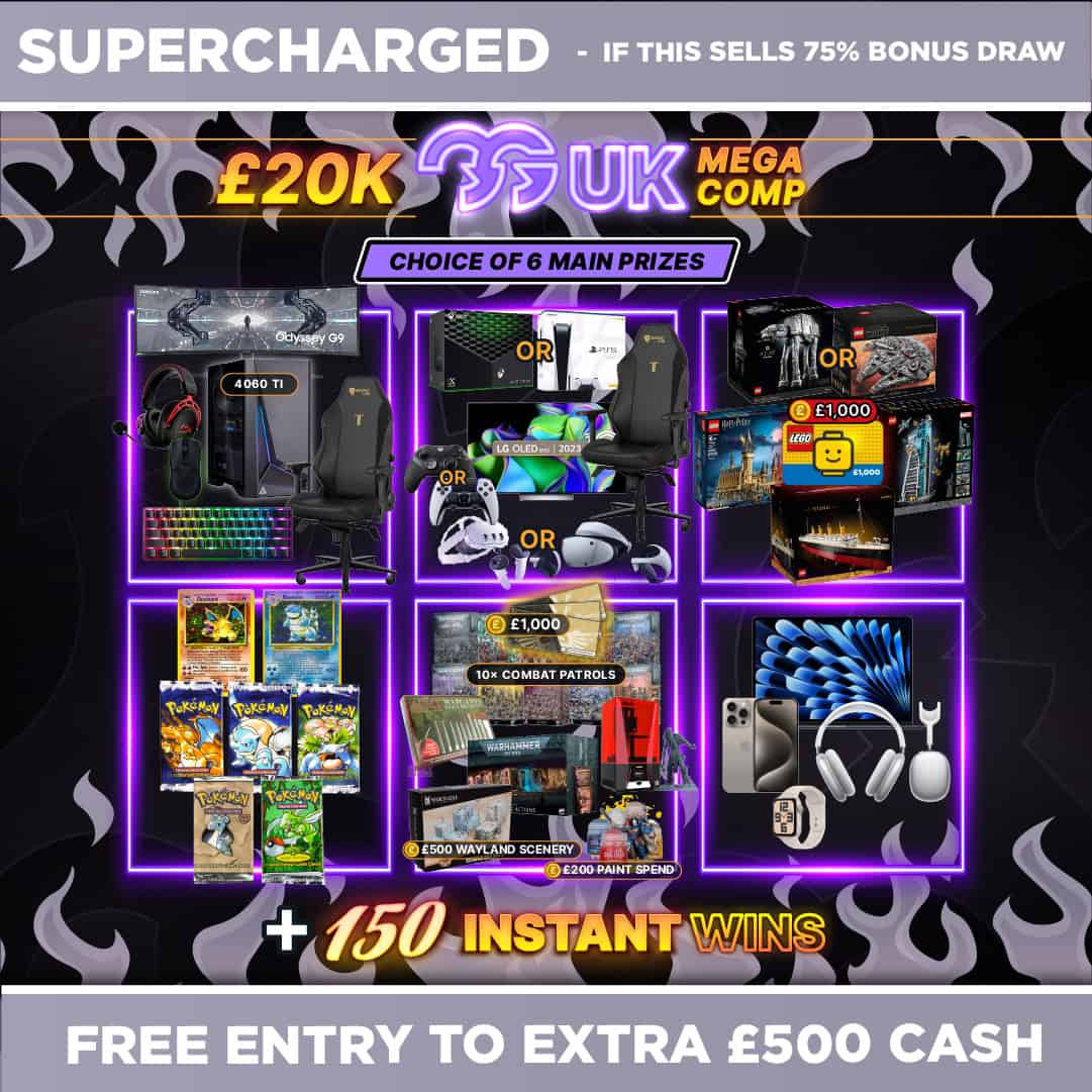 🔥 BOOSTED COMP🔥 Gaming Giveaways £20k MEGA Comp + 150 Instant Wins #4 ...