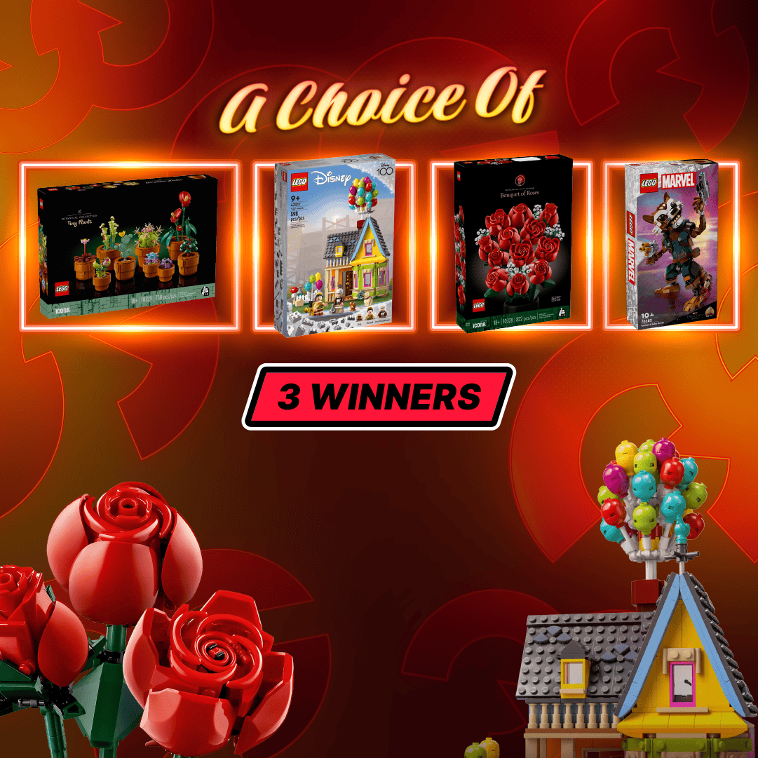 3 Winners: Choice of LEGO #2 - Gaming Giveaways