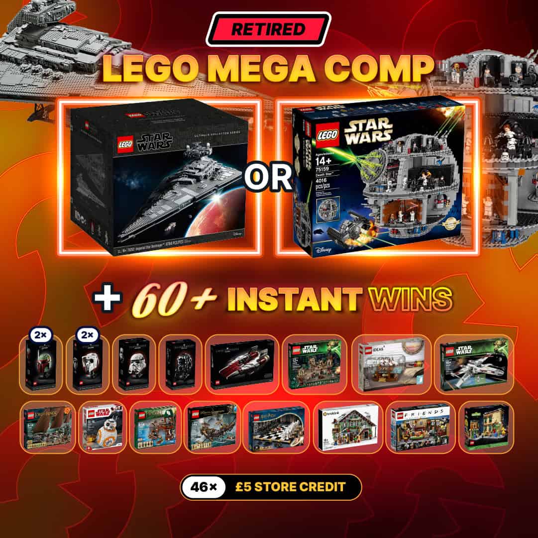 Retired LEGO Comp + 60 instant wins #8 - Gaming Giveaways