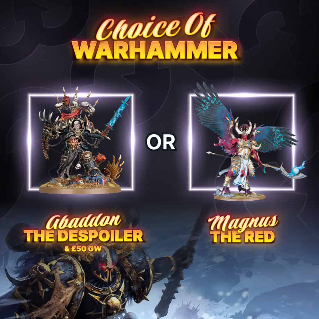 *AUTO DRAW* Abaddon The Despoiler + £50 Voucher Or Magnus The Red ...