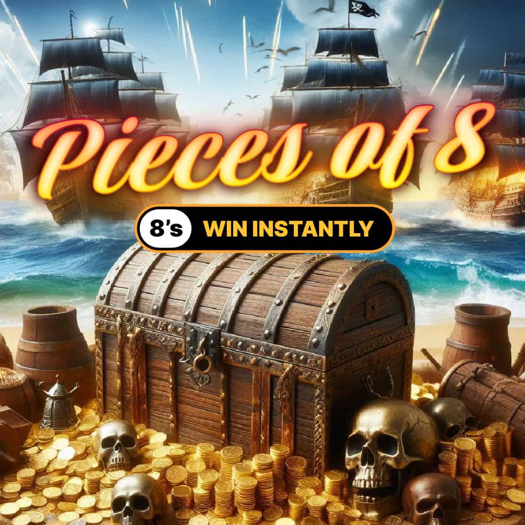 *AUTO DRAW* Pieces of 8 Cash Comp + 9 Instant Wins #17 - Gaming Giveaways