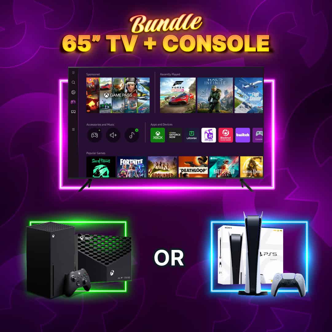 *AUTO DRAW* Console of Your Choice + 65" TV #5 - Gaming Giveaways