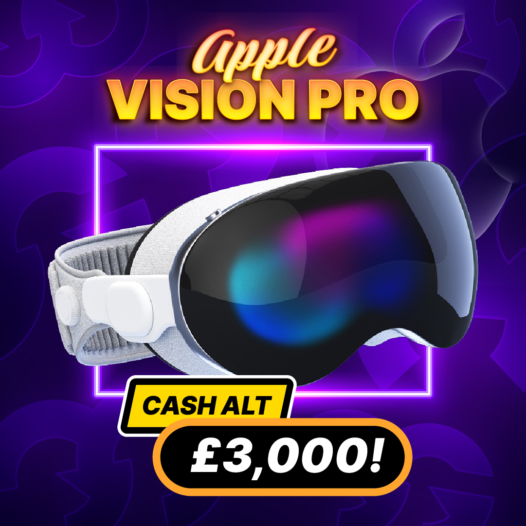 *AUTO DRAW* Apple Vision Pro (£3,000 cash alternative) - Gaming Giveaways