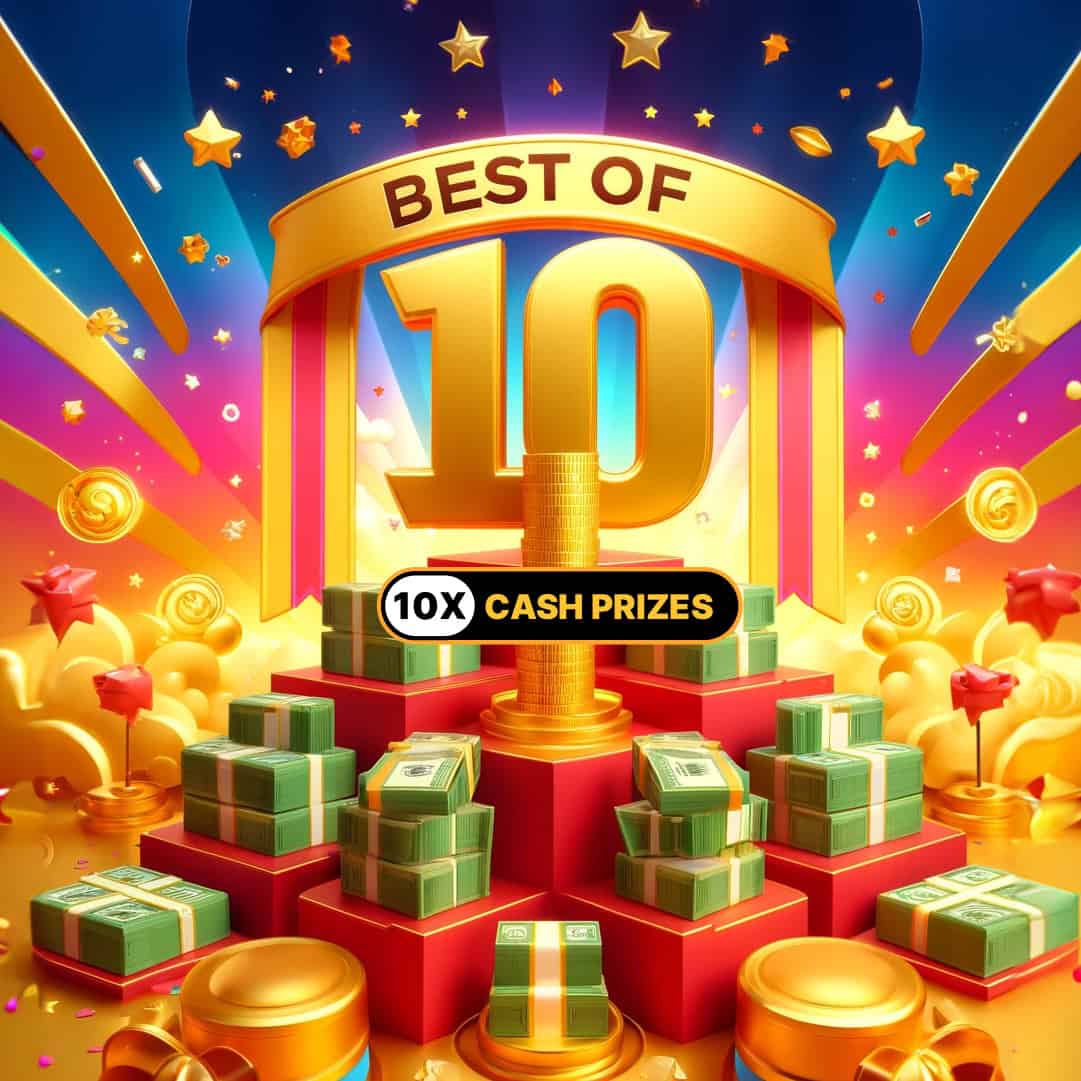 Best of 10: £600 Cash Pot #2 - Gaming Giveaways