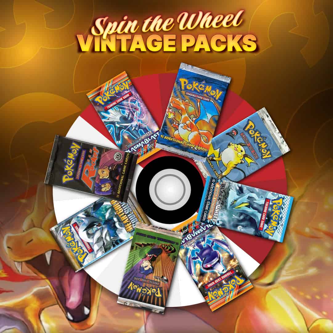 Spin The Wheel: Pokémon Vintage Packs #4 - Gaming Giveaways