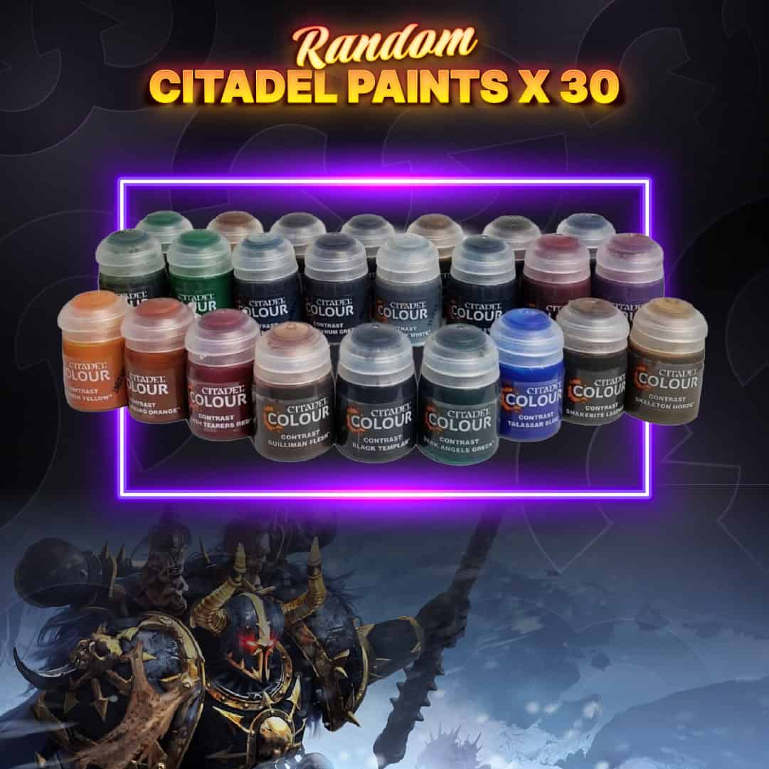Warhammer Citadel Paints x30 Set #3 - Gaming Giveaways