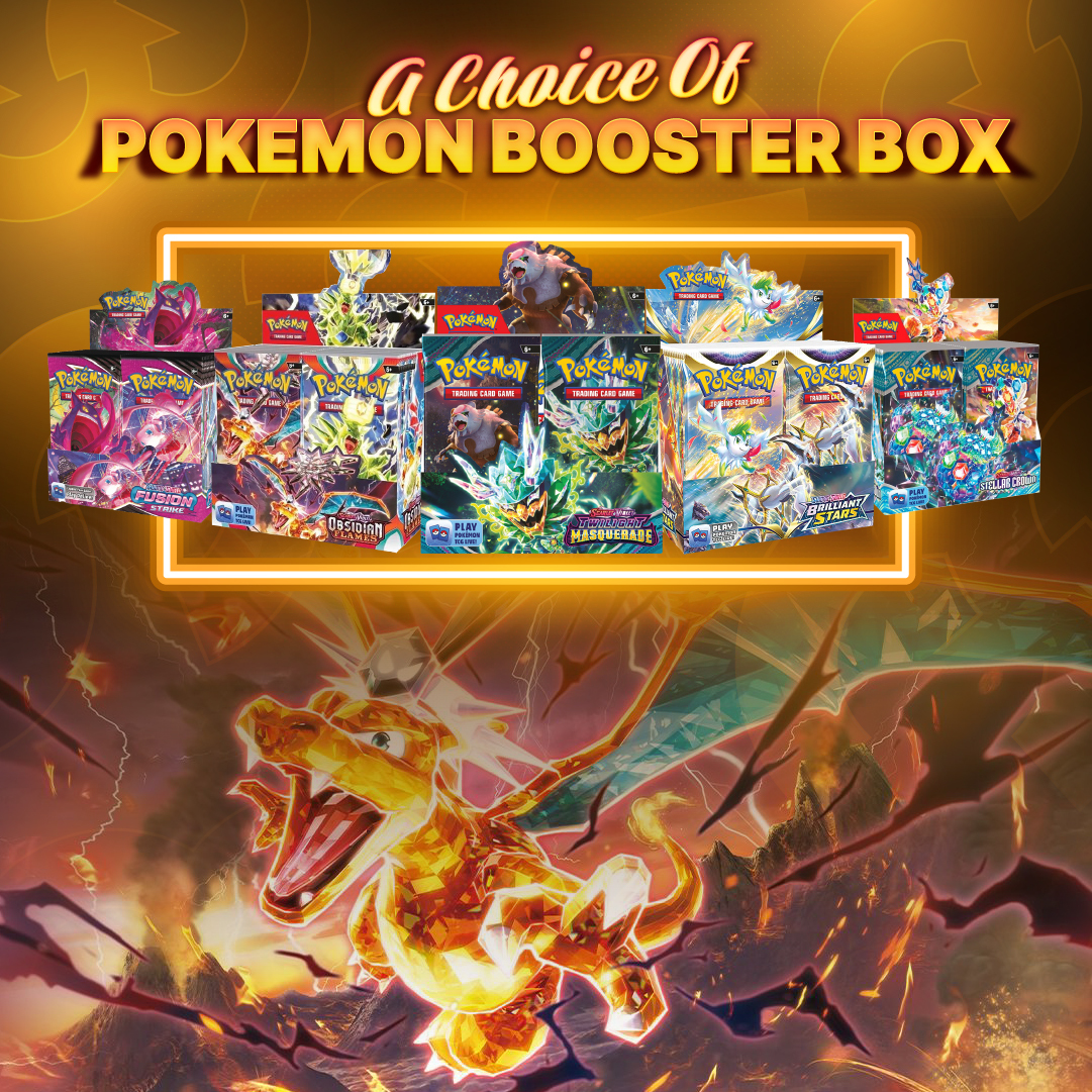 *AUTO DRAW* Pokémon TCG: Booster Box of Your Choice #48 - Gaming Giveaways