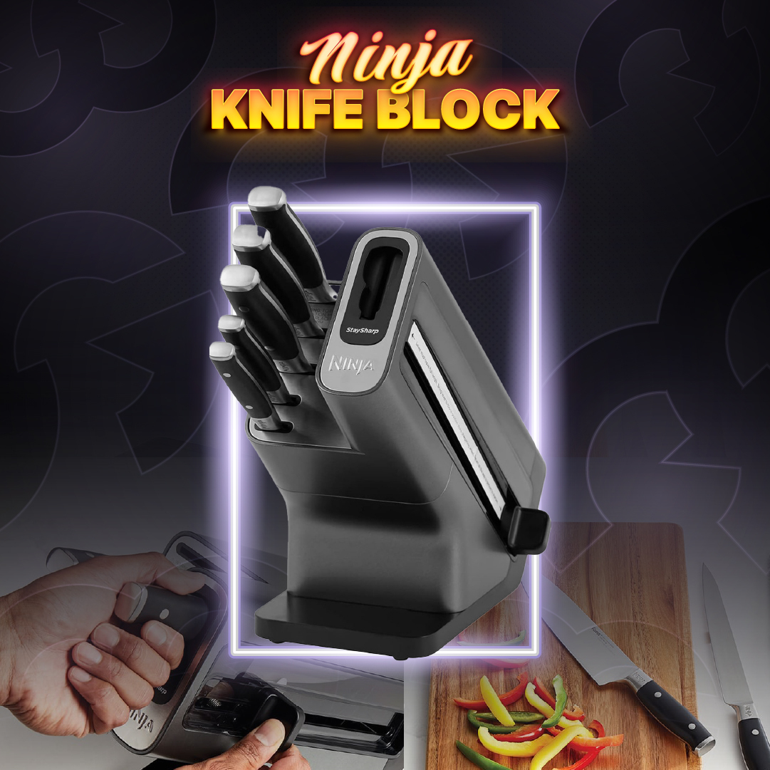 Ninja Stay Sharp Knife Block #2 - Gaming Giveaways