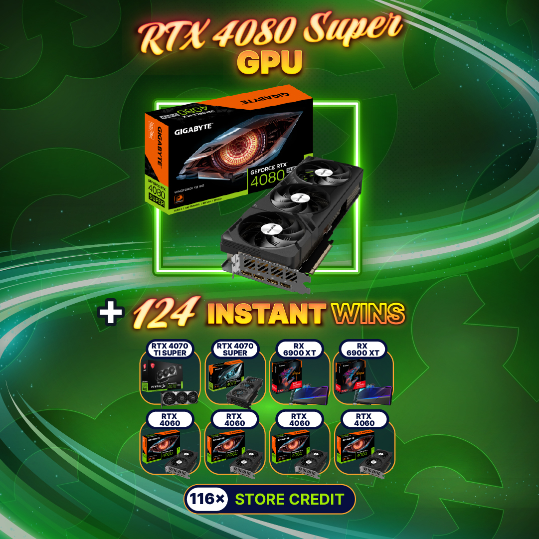 Gigabyte GeForce RTX 4080 Super GPU+ 120+ Instant Wins #4 - Gaming ...