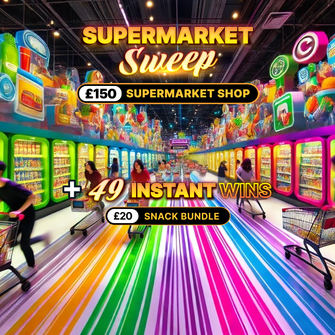 Supermarket Sweep Stake + Over 40 Instant Wins #2 - Gaming Giveaways