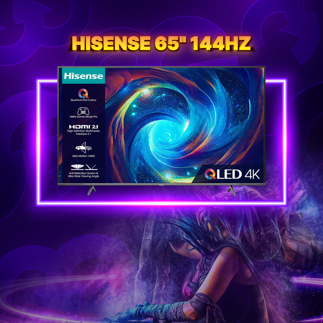 *AUTO DRAW* Hisense 65 Inch 144HZ Smart TV - Gaming Giveaways