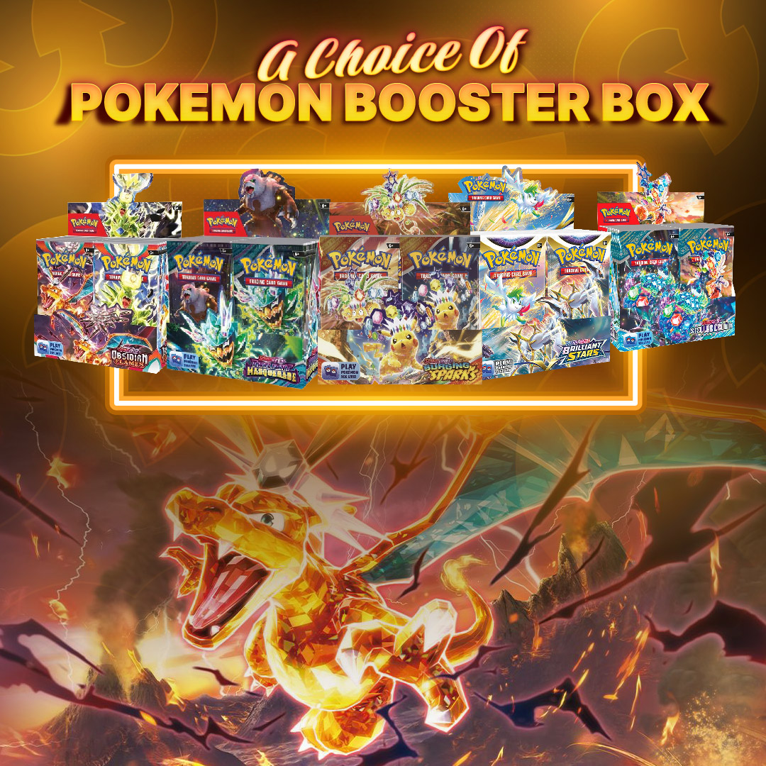 *AUTO DRAW* Pokémon TCG: Booster Box of Your Choice #65 - Gaming Giveaways
