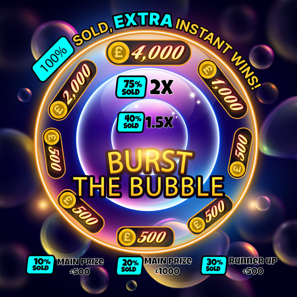 *AUTO DRAW* Burst The Bubble: £50k Cash Comp #2 - Gaming Giveaways