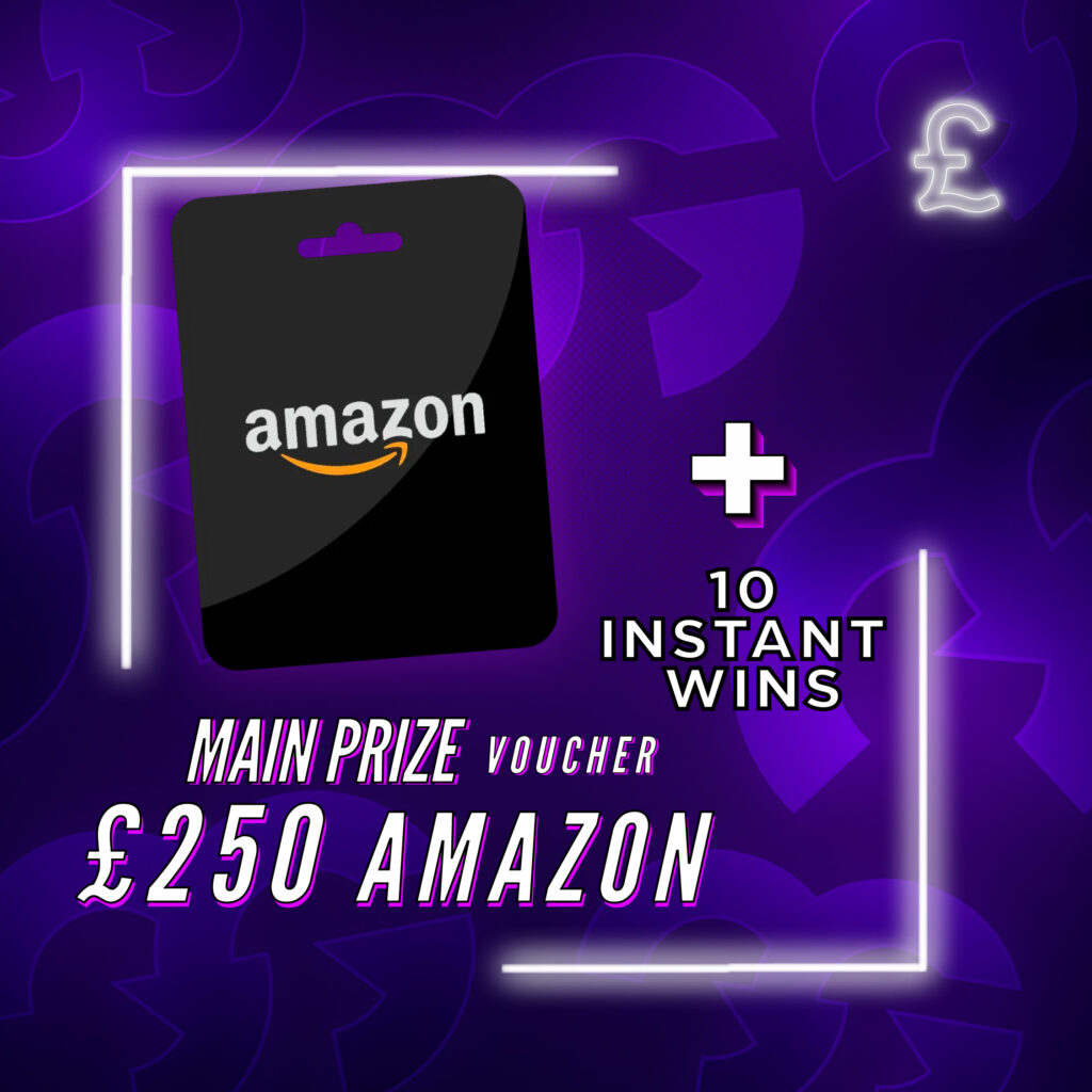 £250 Amazon Voucher + 10 Instant Wins #39 - Gaming Giveaways