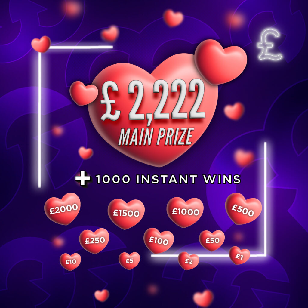 Cupid Cash Comp (£20,000 Cash Pot) + 1000 Instant Wins #1 - Gaming ...