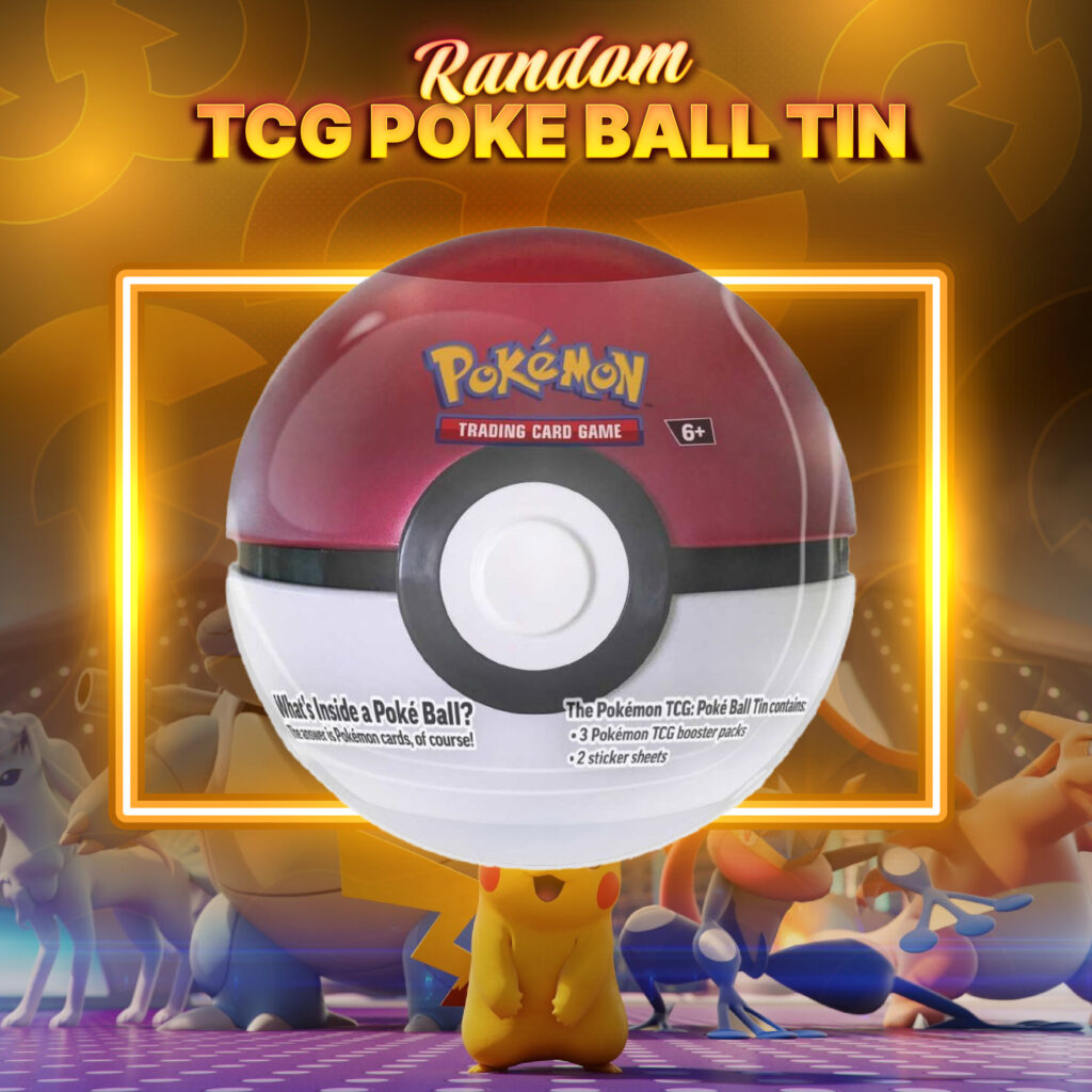 Auto Draw Random Pokémon Tcg Poke Ball Tin 2 Gaming Giveaways