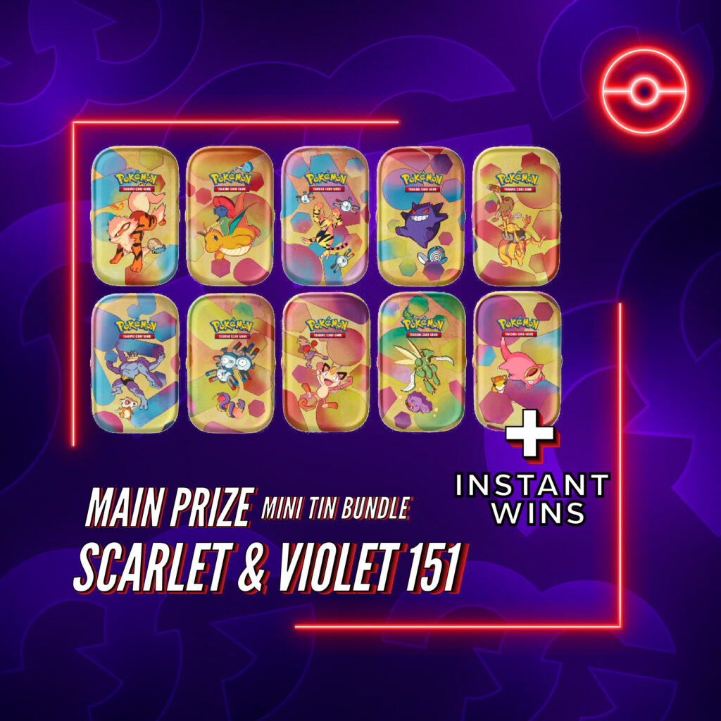 Pokémon Mini Tin Bundle + 50 Instant Wins #6 - Gaming Giveaways