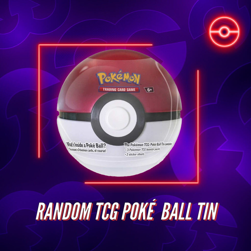 Random Pokémon TCG Poke Ball Tin #10 - Gaming Giveaways