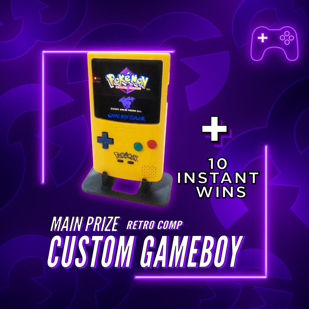 Retro Consoles Comp: Custom Pokémon Gameboy + Instant Wins #2 - Gaming ...