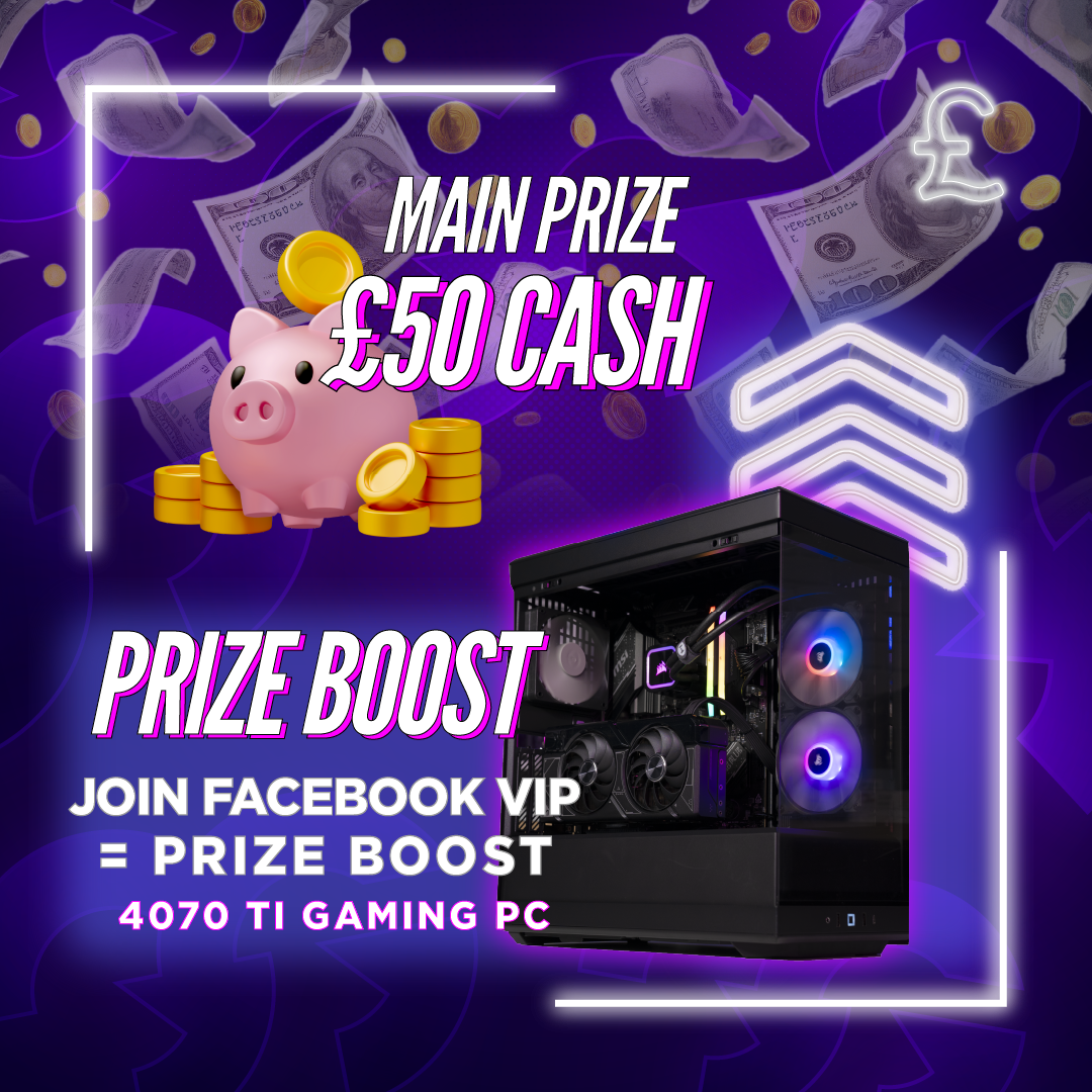 *FREE* £50 or 4070 Ti PC #1 - Gaming Giveaways